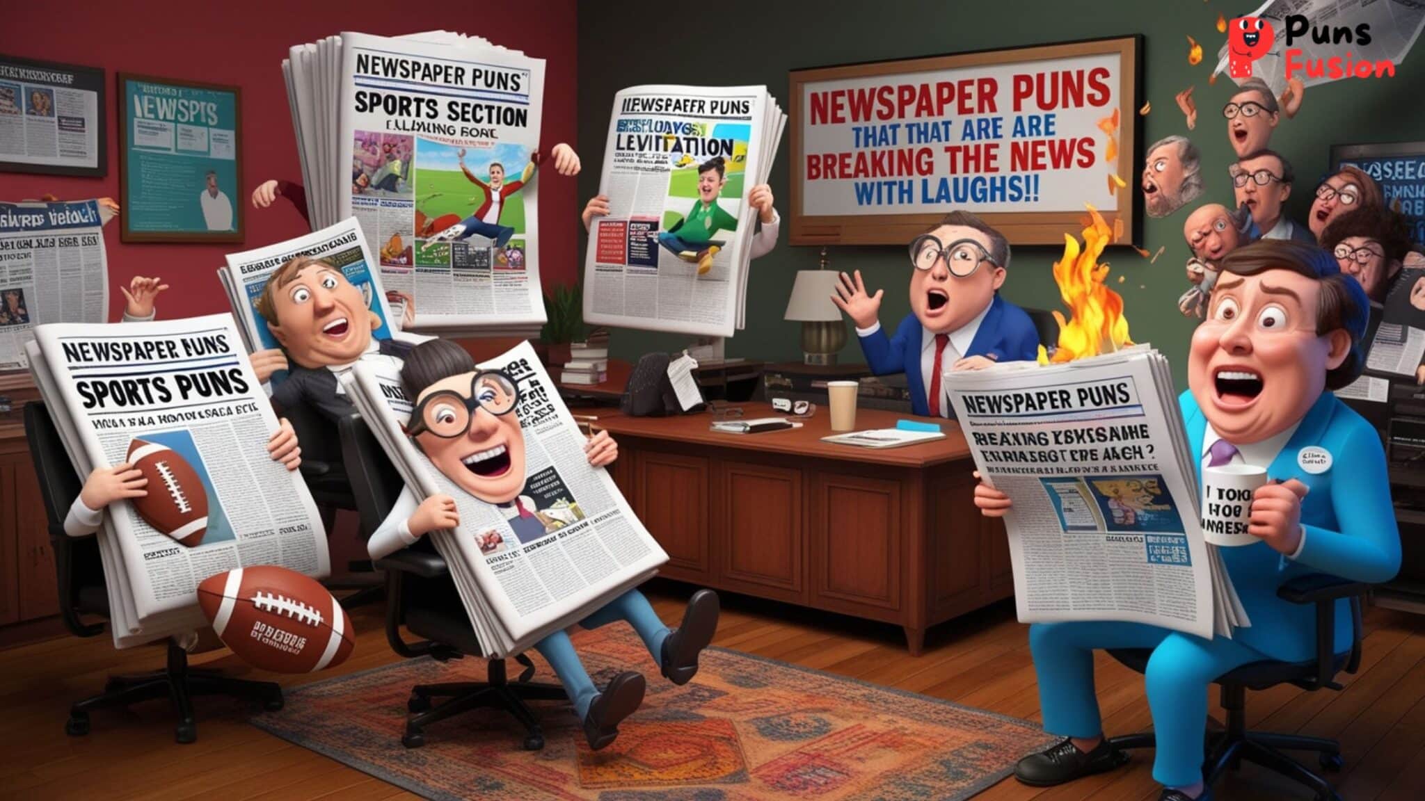 188 Newspaper Puns That Are Breaking the News with Laughs! - Puns Fusion