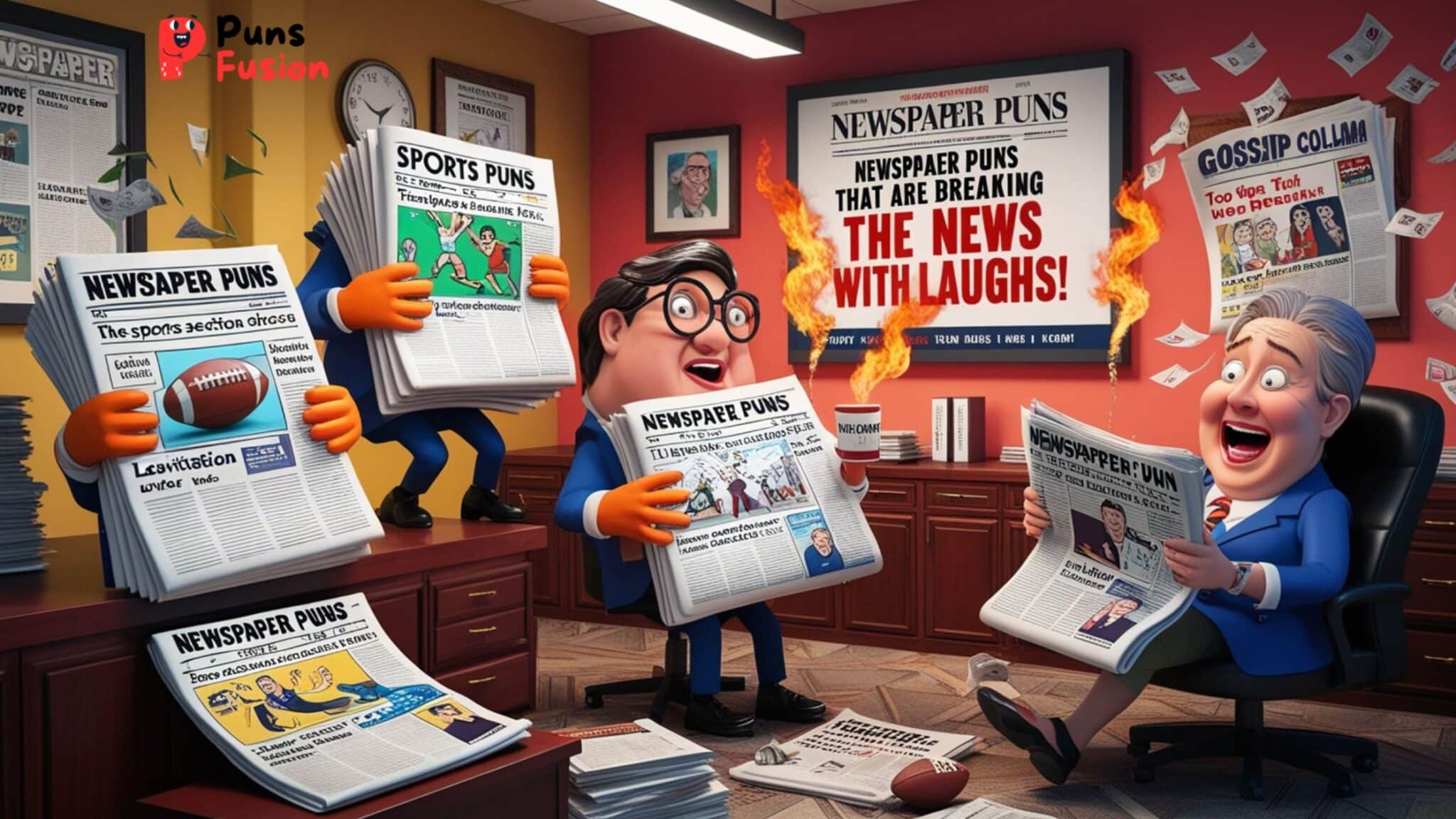 188 Newspaper Puns That Are Breaking the News with Laughs! - Puns Fusion