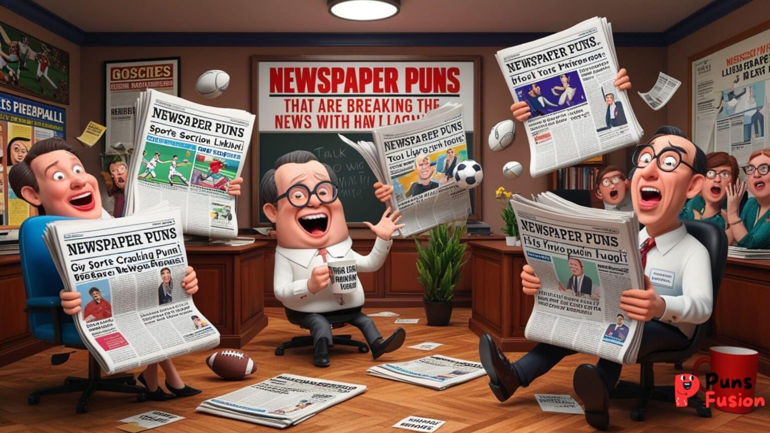 188 Newspaper Puns That Are Breaking the News with Laughs! - Puns Fusion