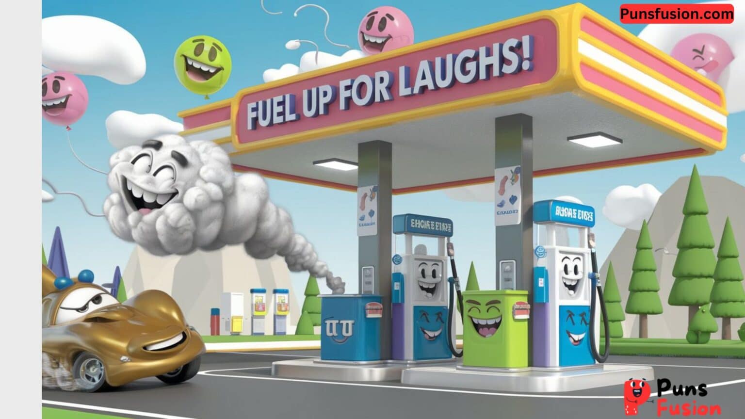199 Gas Puns That Are a Total Blast! - Puns Fusion