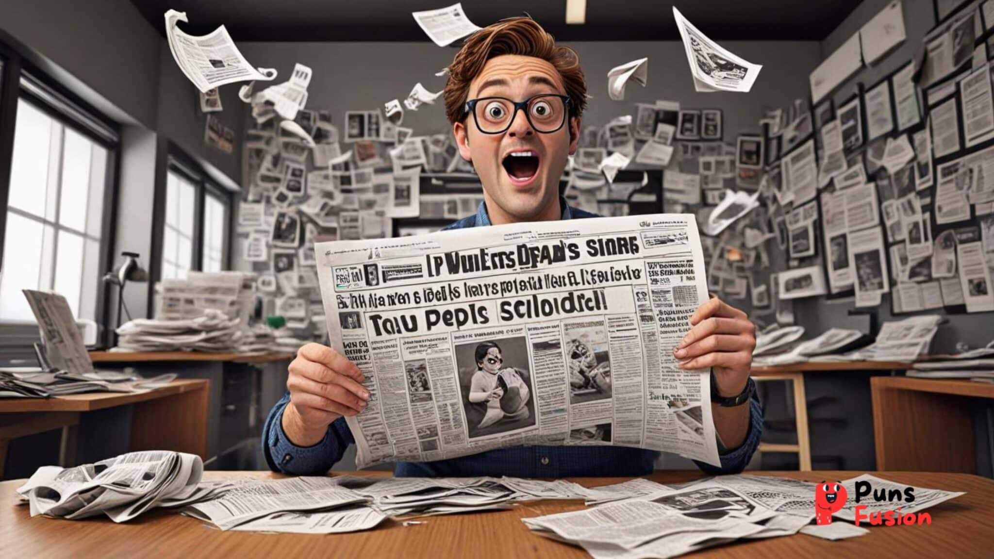 188 Newspaper Puns That Are Breaking the News with Laughs! - Puns Fusion