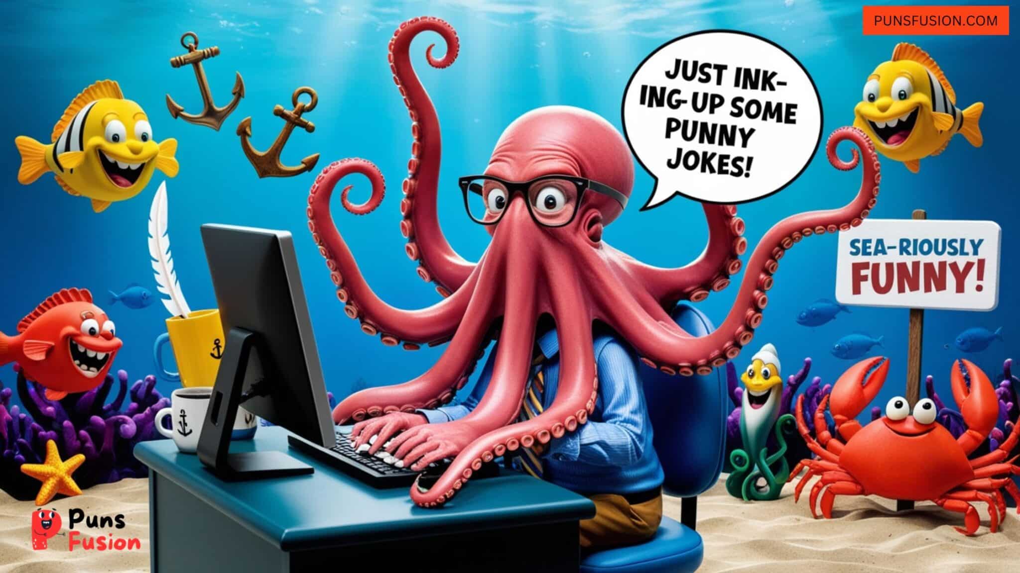 104 Funny Tentacle Puns and Jokes: Squirm-worthy Humor - Puns Fusion